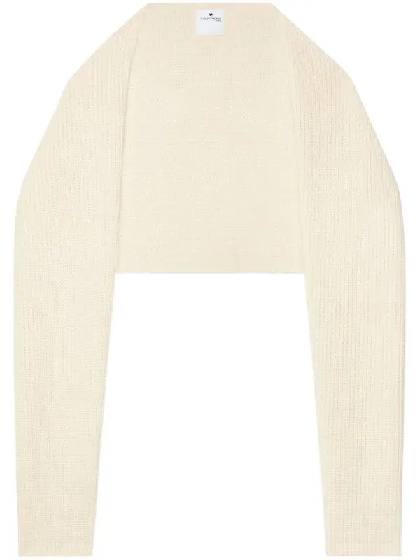 COURREGES Cropped Wool Bolero