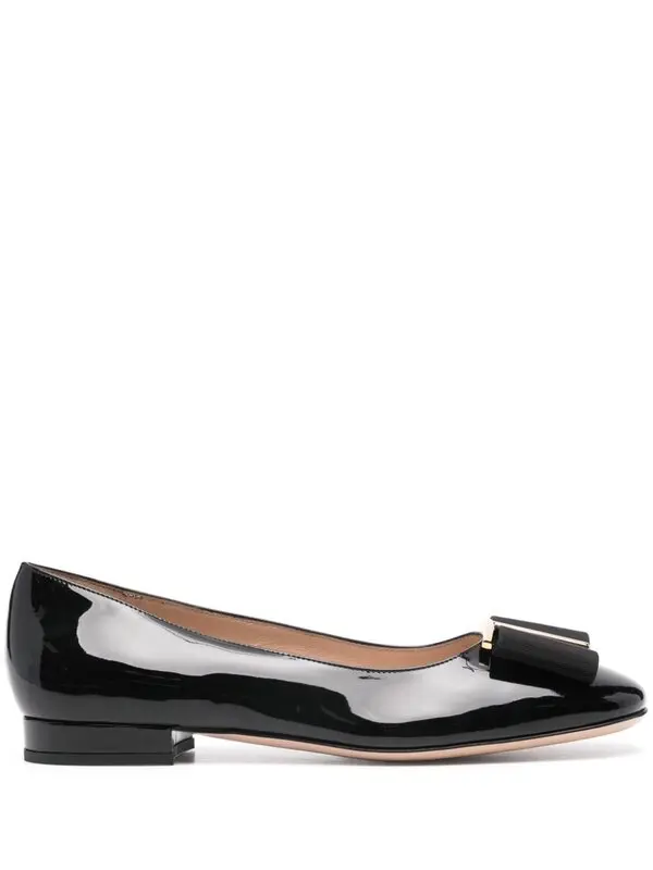 TOM FORD Audrey 20mm Patent Ballerina Shoes - Black