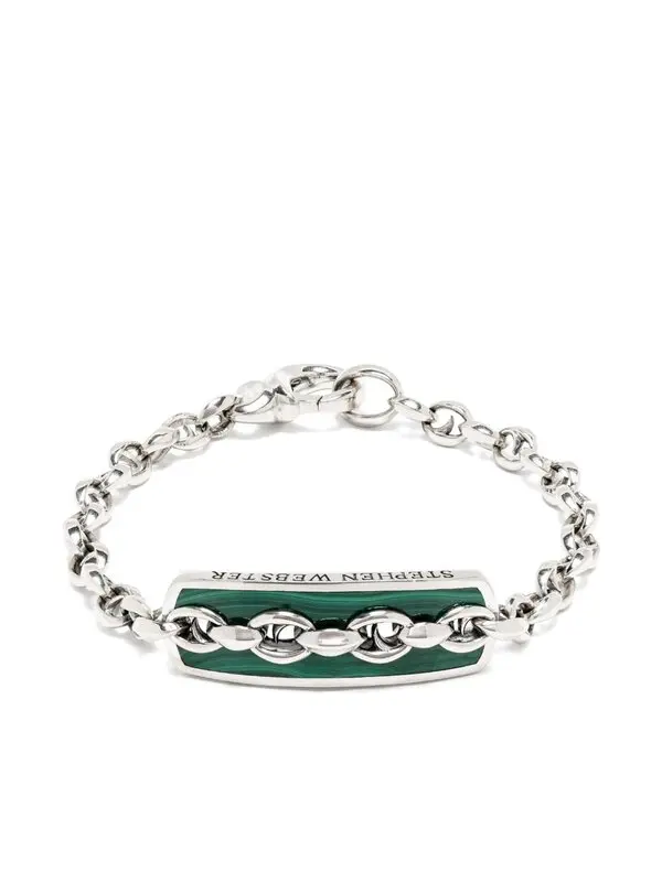 Stephen Webster Sterling Inline Razer Chain Bracelet
