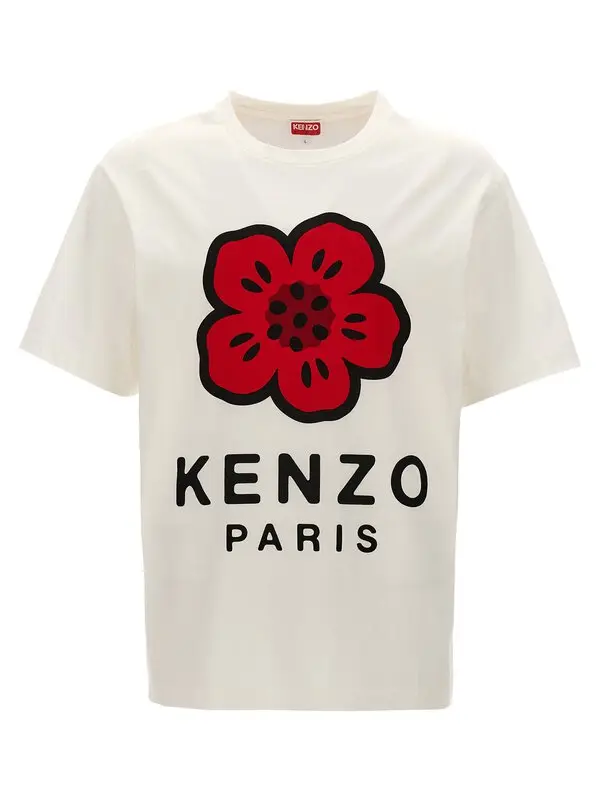 Kenzo Stampa Fiore' T Shirt - White