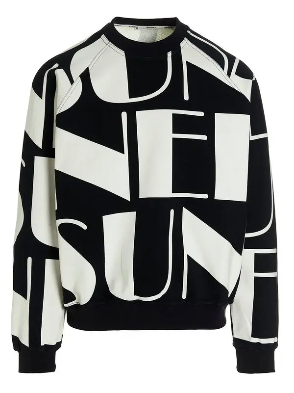 Sunnei Big Logo’ Sweatshirt - White/black