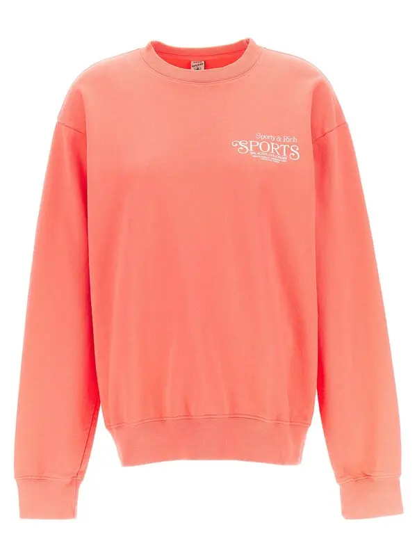 Sporty Rich Sports' Sweatshirt Pink 17% Off Editorialist