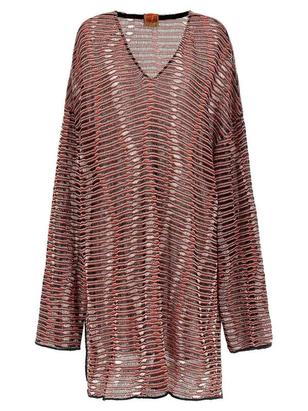VITELLI Wave Jacquard Sweater - Multicolor