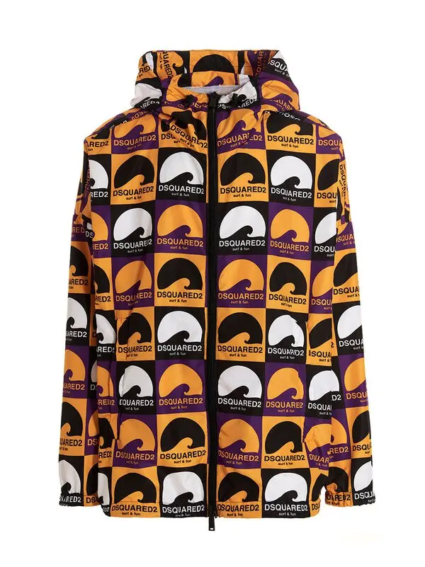 Dsquared2 D2 Surf&fun K-way Windbreaker - Multicolor