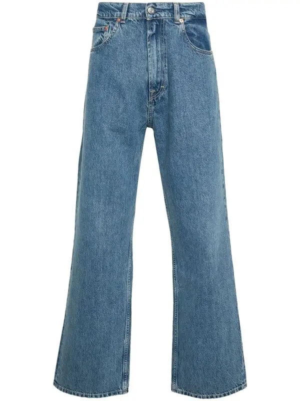 Our Legacy Tech Wash Straight-leg Jeans - Blue