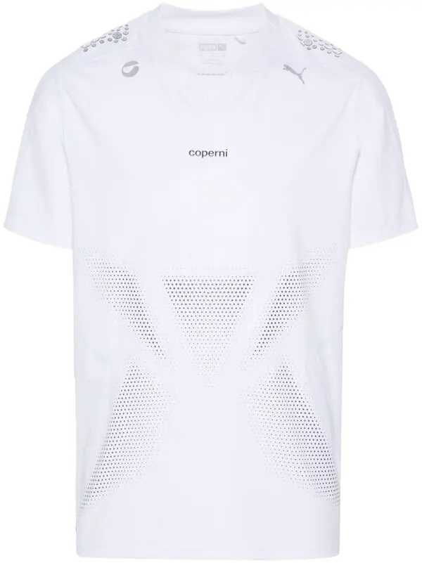 Coperni Puma X Relaxed-Fit Stretch-Jersey T-Shirt White 11