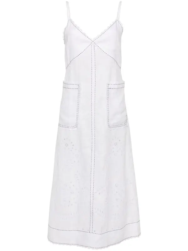 Vita Kin Luna Embroidered Linen Dress