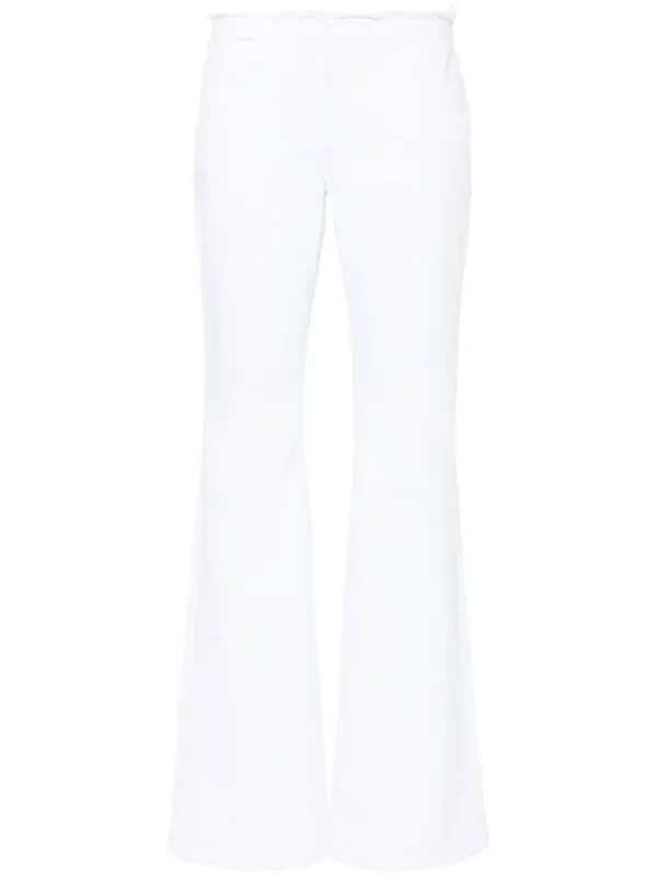Givenchy Raw-cut Detail Low-rise Flared Jeans