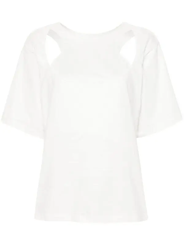ALMAZ Hollow Out T-shirt - White