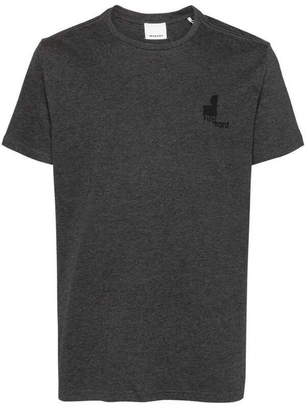 MARANT Zafferh Organic Cotton T-shirt - Grey