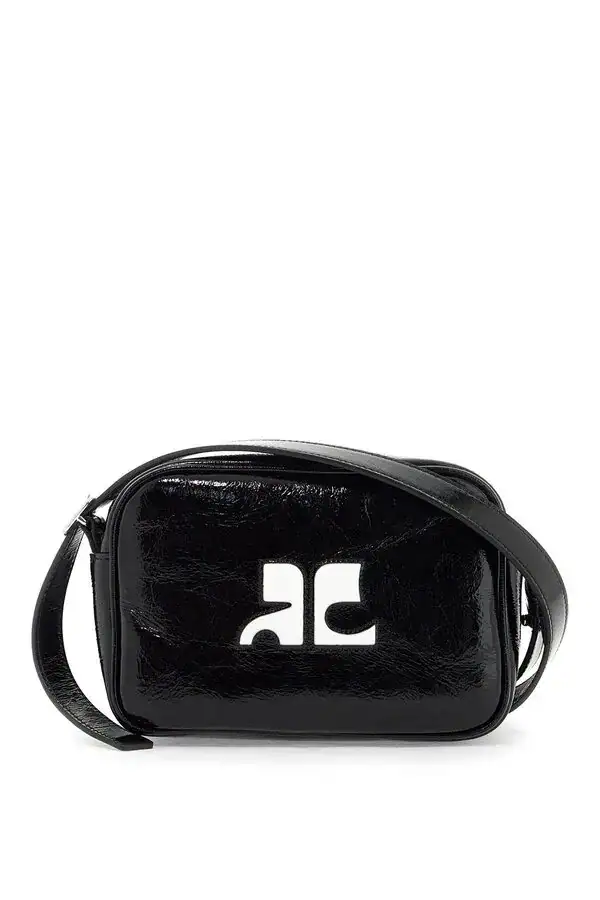 Courreges Re-Edition Camera Bag In Black | Editorialist