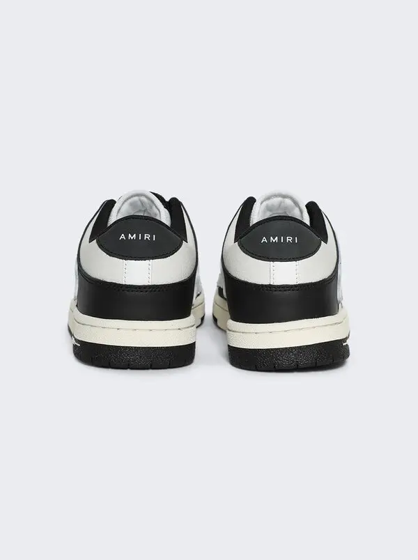 Amiri Skel Top Low Sneakers - Black And White