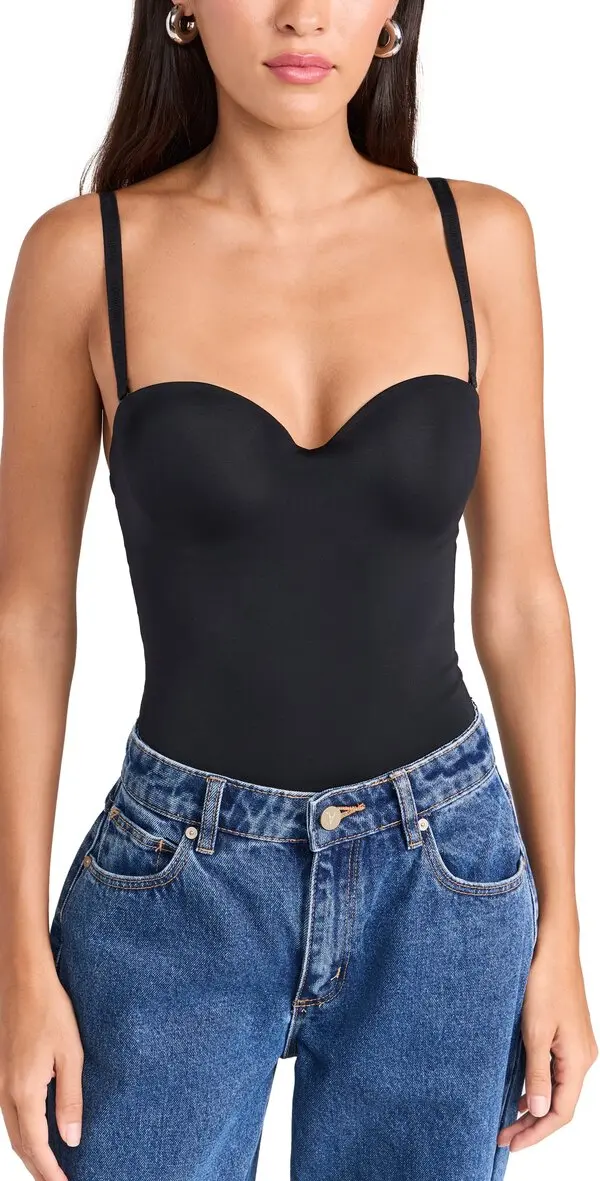 Wolford Forming Thong Bodysuit - Black