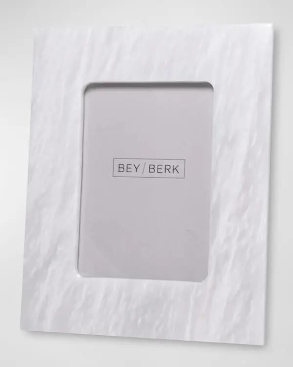 BEY-BERK Talin Marble 5"x7" Picture Frame