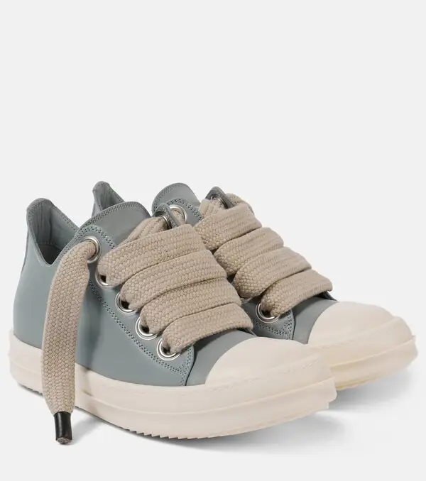 RickOwens jumbo lace row sneaker Rick Owens Jumbo Lace leather