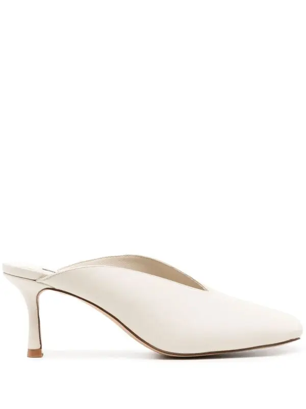 Senso Jaynee Leather Mules - White