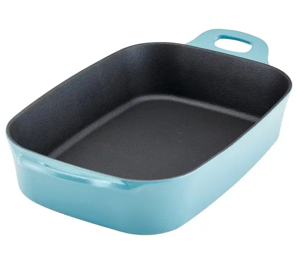 RACHAEL RAY Nitro Cast Iron Roasting Pan 9 X 13