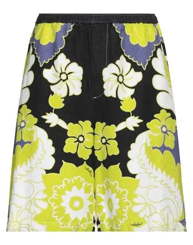 Valentino Garavani Floral-print Hemp Shorts - Green