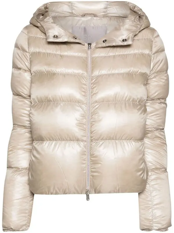 Herno Padded Resort Puffer Jacket - Neutrals