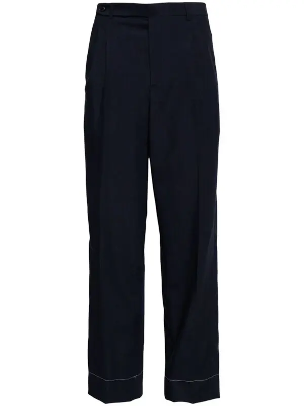 Brioni Straight-leg Trousers - Blue