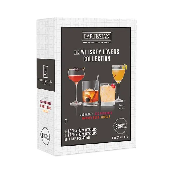 BARTESIAN Whiskey Lovers Collection 8 Pack Capsules