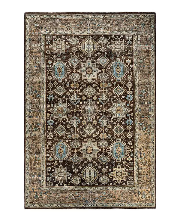 Bloomingdale'S Serapi M1992 Area Rug, 6'1 X 9 - Brown