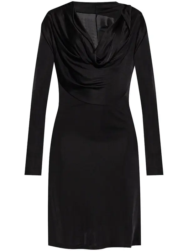 Helmut Lang Cowl-neck Dress