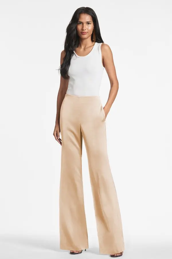 Sachin & Babi Alli Wide Leg Pant - Champagne