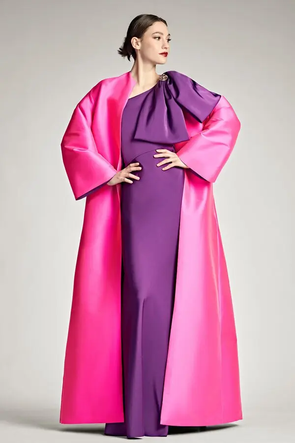 Sachin & Babi Calliope Long Coat - Fuchsia