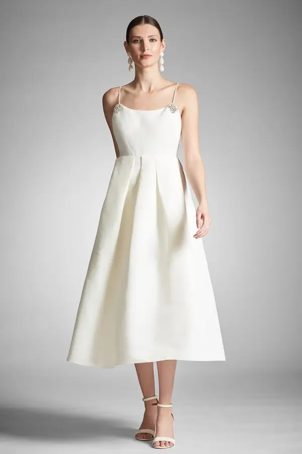Sachin & Babi Audra Tea Length Dress - Ivory