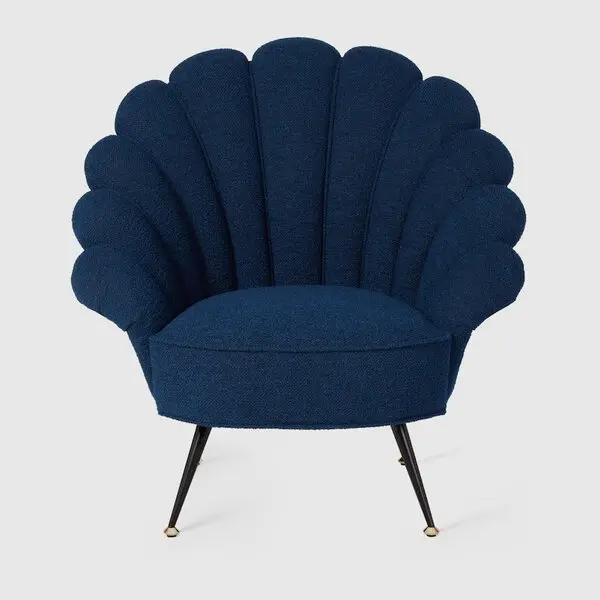 Gucci Bouclé Armchair - Blue