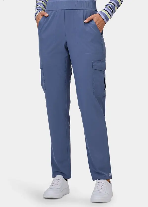Buy NIC+ZOE Active Tech Stretch Cargo Pants In Slate - Grey At 38% Off ...
