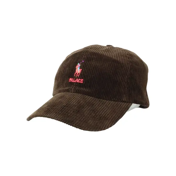 Palace X Ralph Lauren Classic Polo Corduroy Cap 'Mohican Brown