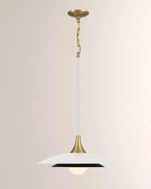 EUROFASE Welsh Led Pendant Light, 18 - White/black