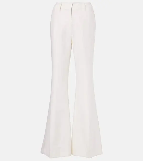 Gabriela Hearst Rhein High-rise Flared Pants - White