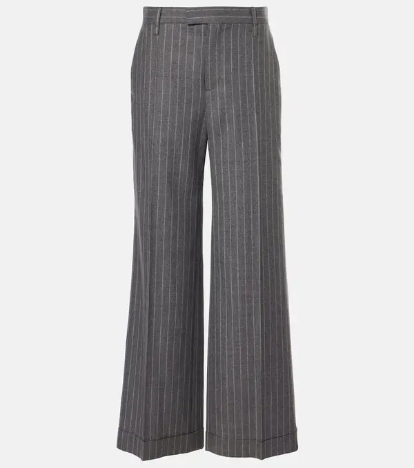 Brunello Cucinelli Wide-leg Virgin Wool Pants