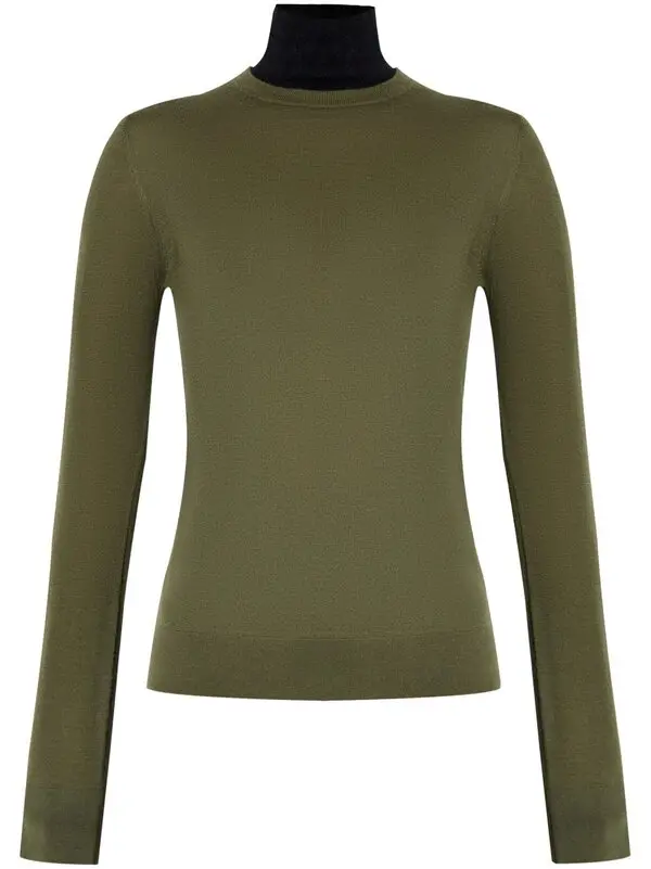 LISA YANG Marina Mock-neck Cashmere Jumper