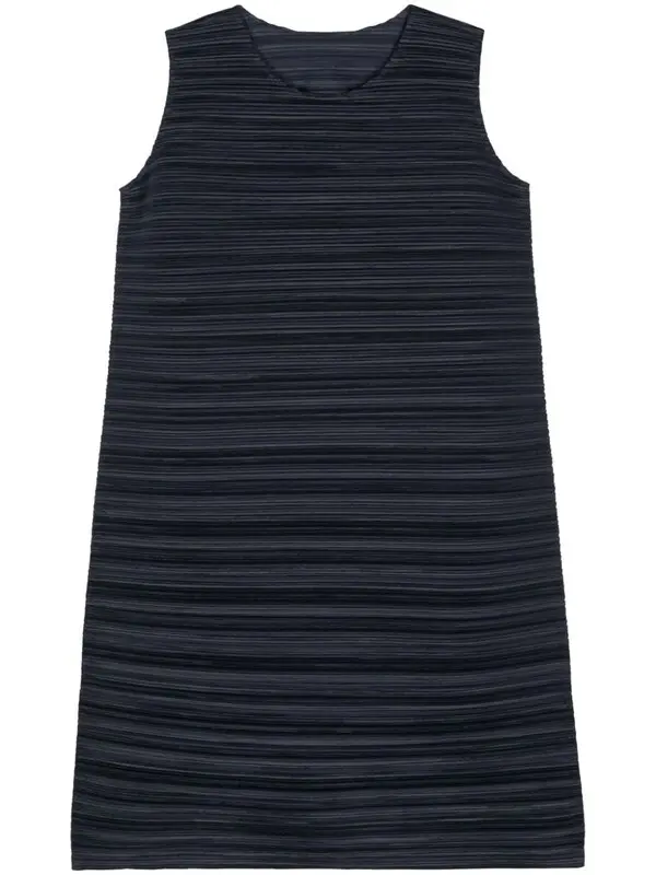 Issey Miyake Sheer Bounce Pleated Midi Dress