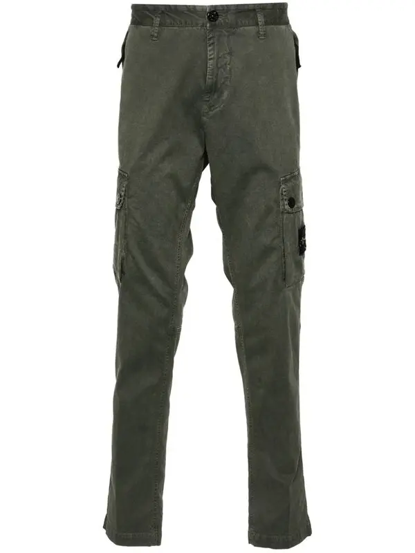 Stone Island Compass-badge Cargo Trousers - Green