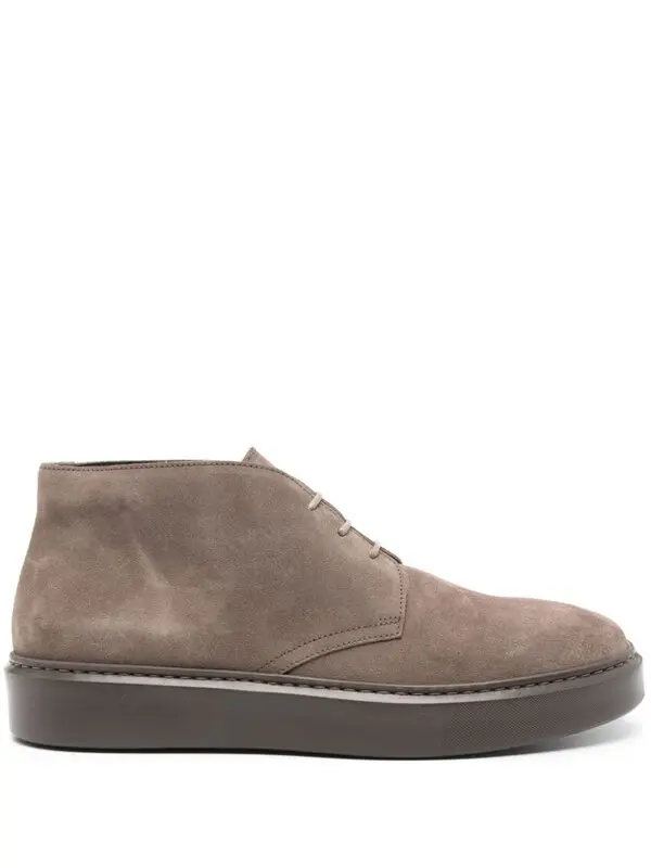 DOUCAL'S Lace-up Chukka Boots - Brown