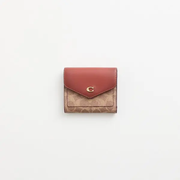Coach Restored Wyn Small Wallet In Colorblock Signature Canvas