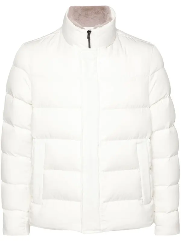 Herno Quilted Puffer Jacket - White