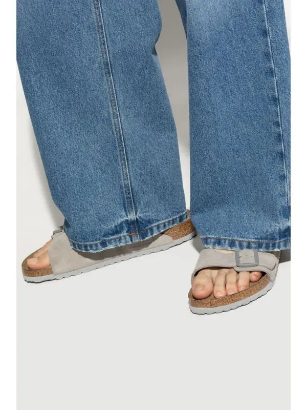 BIRKENSTOCK Arizona Suede Sandals - Grey