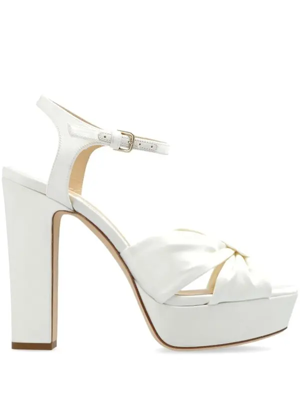JIMMY CHOO Heloise 120mm Sandals - White