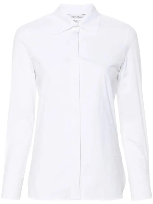 Max Mara Knut Poplin Shirt - White
