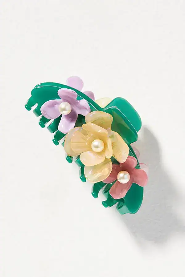 Lele Sadoughi X The Met Klimt Primavesi Pastel Bouquet Hair  display picture 1