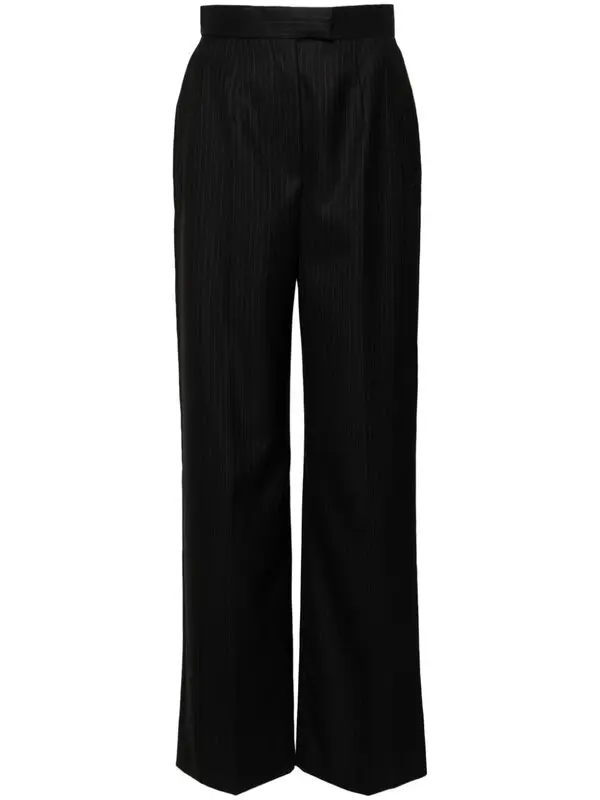 Alexander McQueen Pinstripe Tailored Wool Trousers