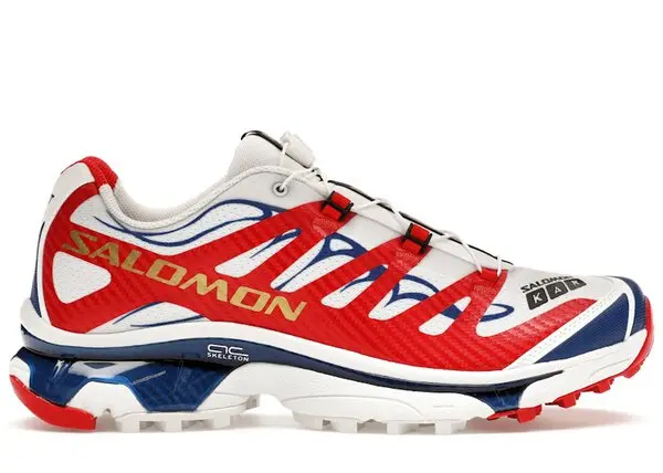 SALOMON Xt-4 Og Sneakers Kar L'art De L'automobile Porsche 911 Gt198 - White/high Risk Red/surf The Web