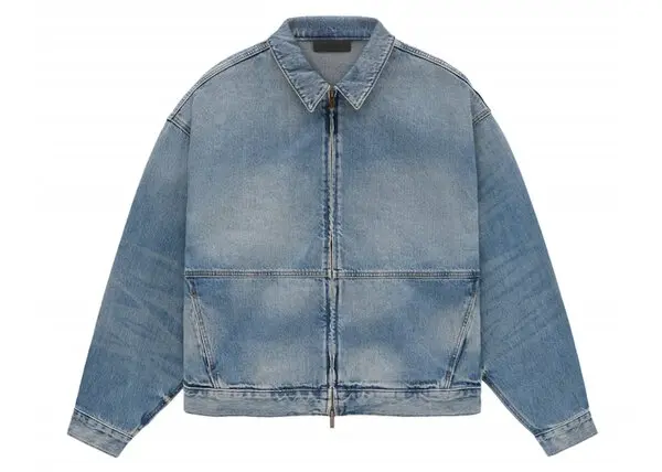 Fear Of God Essentials Core Collection Denim Jacket - Medium Wash