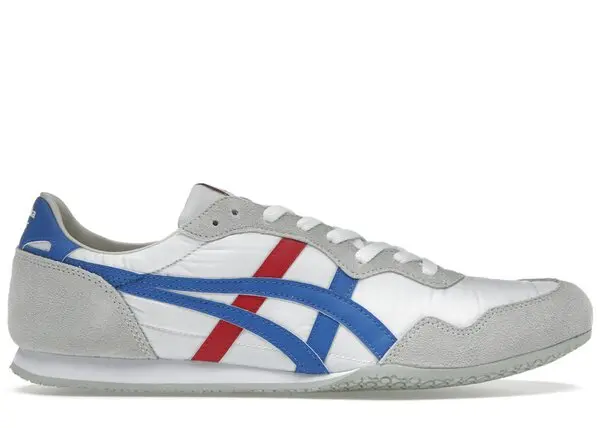 Asics Onitsuka Tiger Serrano Lace Up Sneakers - White/directoire Blue